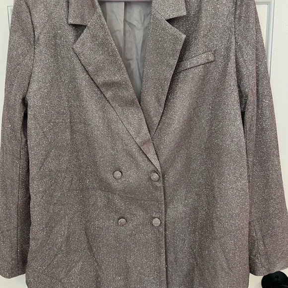 Cider | Jackets & Coats | Sparkly Purple Oversized Blazer Perfect For Taylor Swift The Eras Tour ...